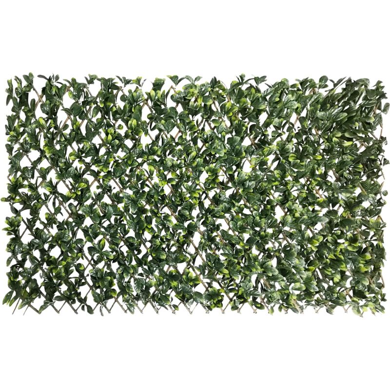 Stretchable Artificial Buxus Leaf Faux Ivy Privacy Fence Screen ...